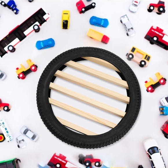 Unbranded | Wall Decor | Tire Toy Box Wall Car Display Shelf Model Car ...